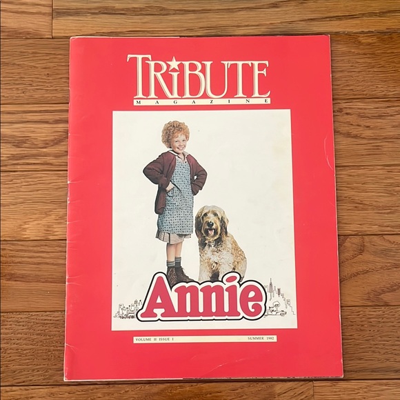 Tribute | Other | Vintage Summer 982 Tribute Magazine Annie Volume Ii ...